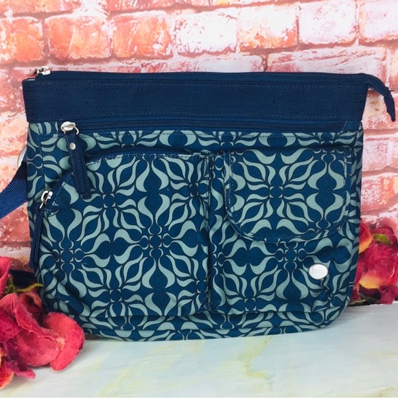 Haiku | Bags | Haiku Navy Coated Pu Crossbody Bag In Midnight Geo Print ...